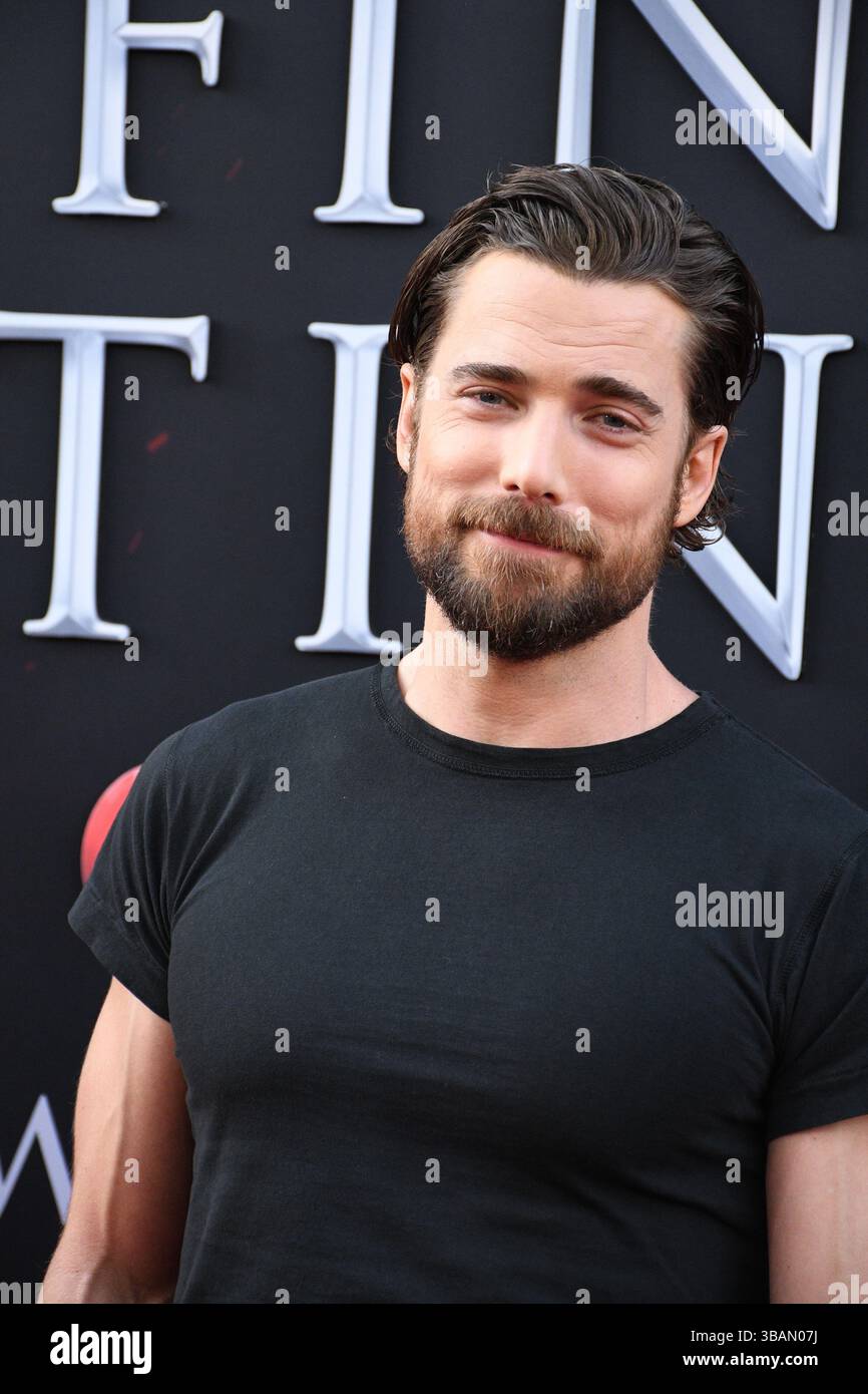 Los Angeles, California, USA 12th May 2025 Actor Dustin Milligan ...