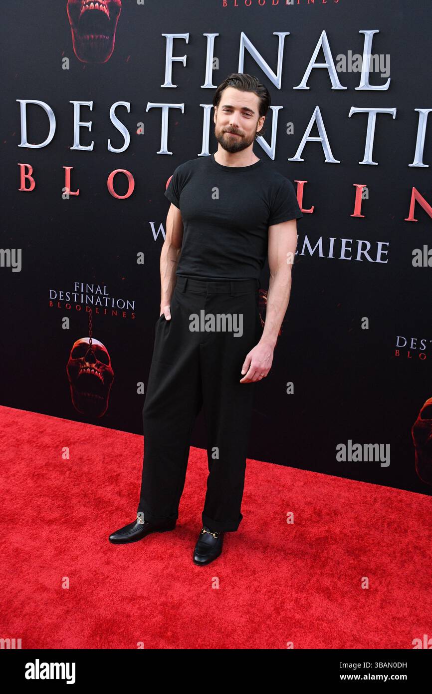 Los Angeles, California, USA 12th May 2025 Actor Dustin Milligan ...