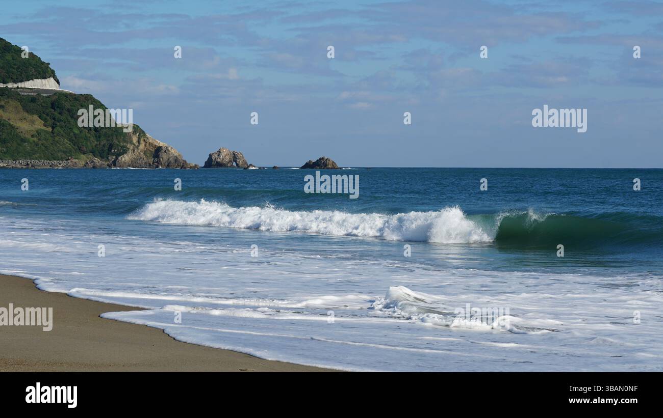 Coastal Landscape in Tahara City, Aichi, Japan Stock Photo - Alamy