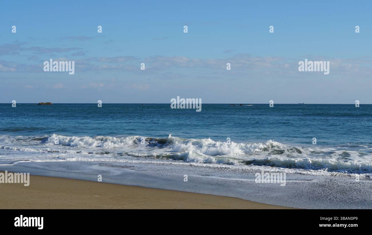 Coastal Landscape in Tahara City, Aichi, Japan Stock Photo - Alamy