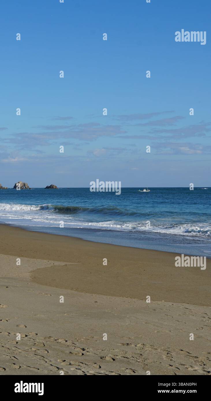 Coastal Landscape in Tahara City, Aichi, Japan Stock Photo - Alamy