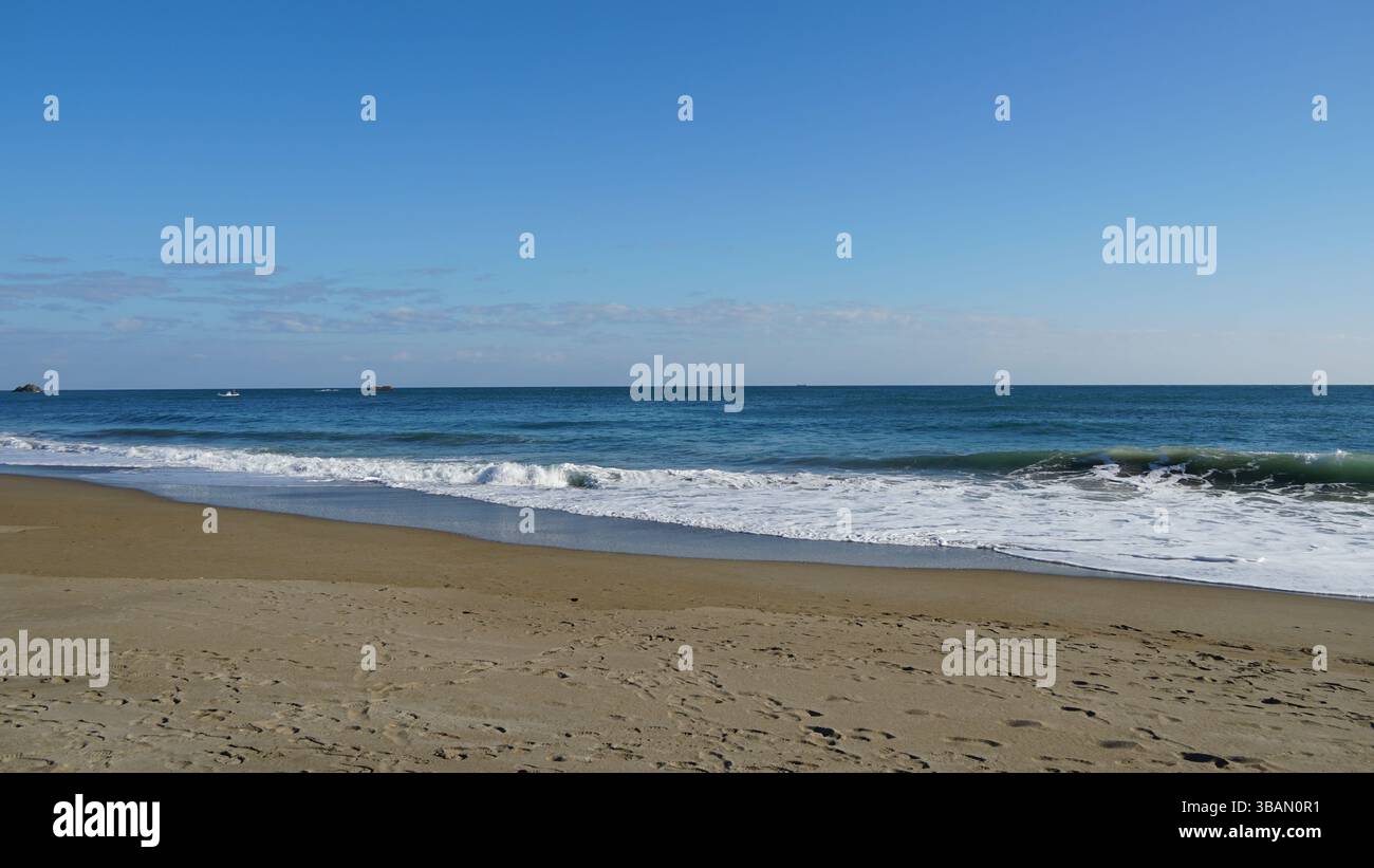 Coastal Landscape in Tahara City, Aichi, Japan Stock Photo - Alamy