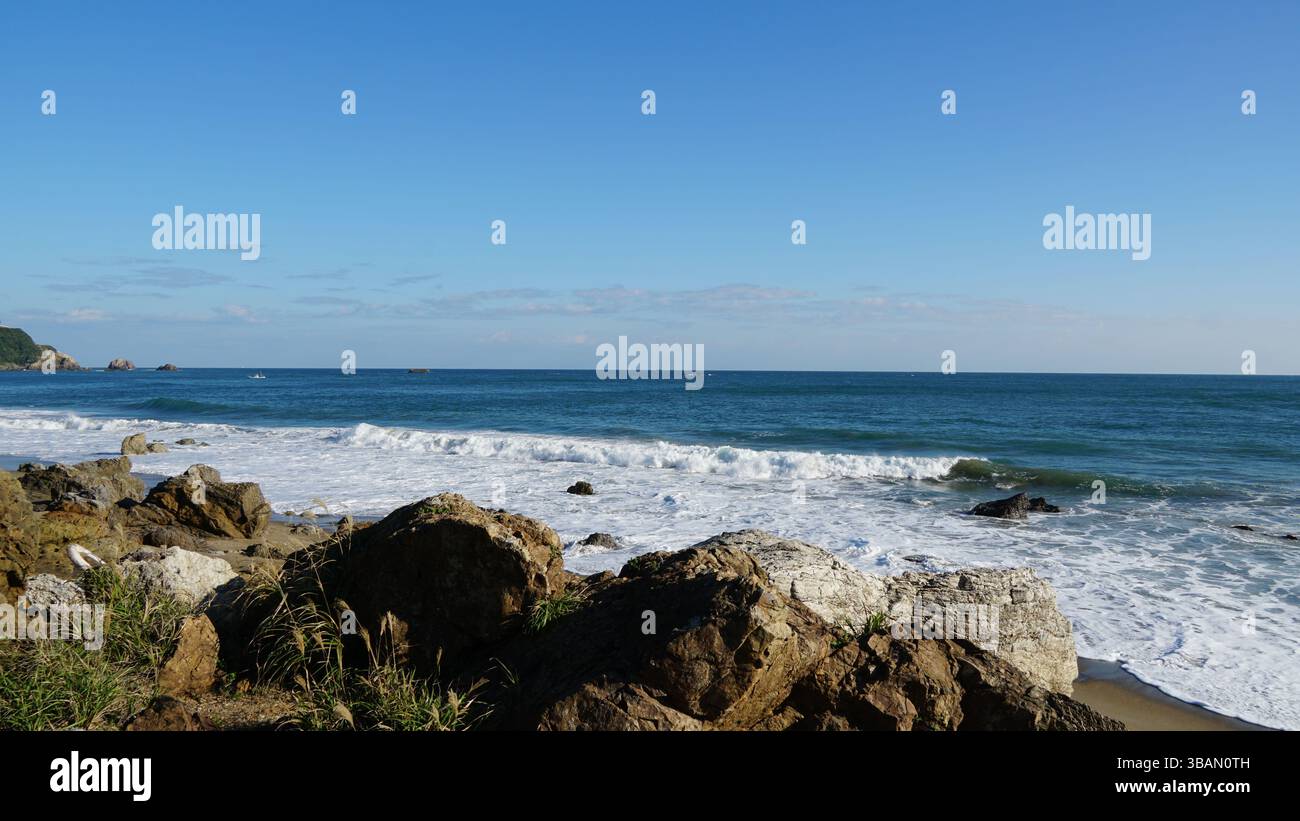 Coastal Landscape in Tahara City, Aichi, Japan Stock Photo - Alamy