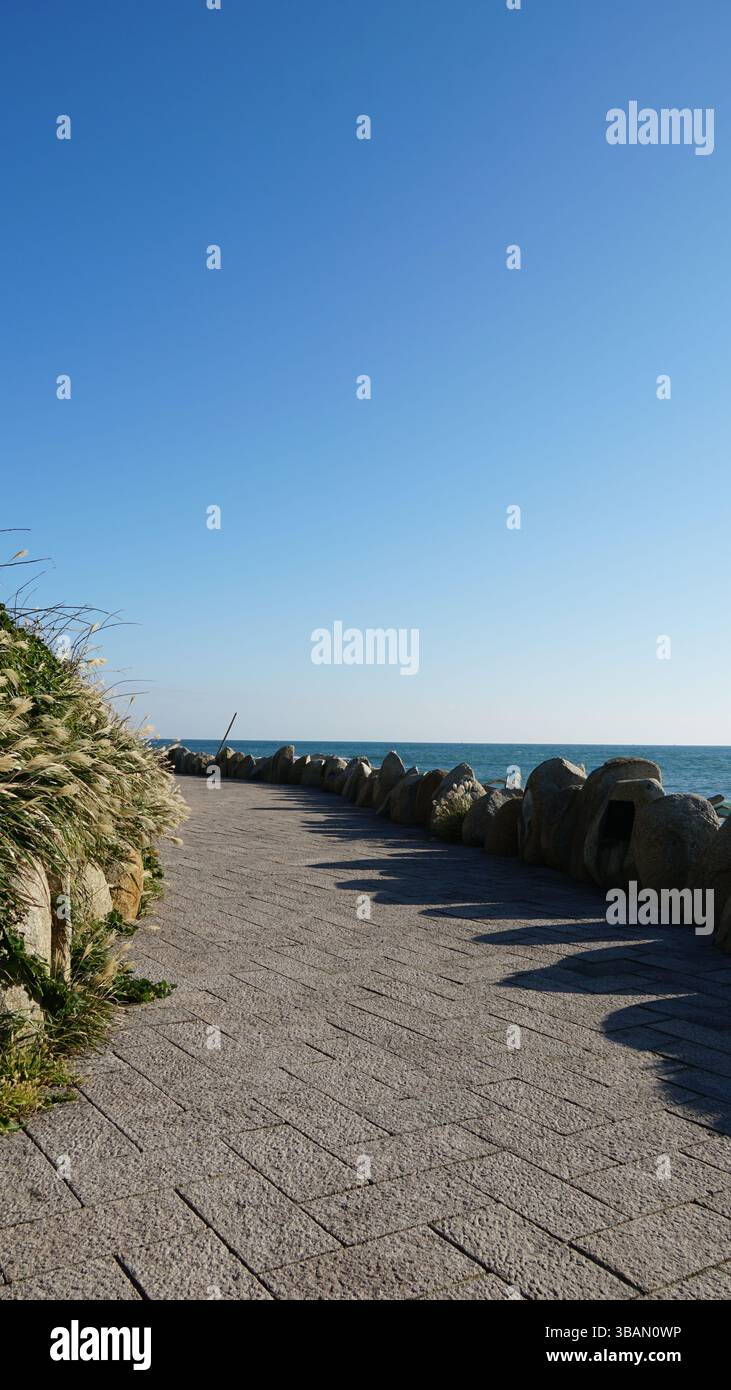 Coastal Landscape in Tahara City, Aichi, Japan Stock Photo - Alamy