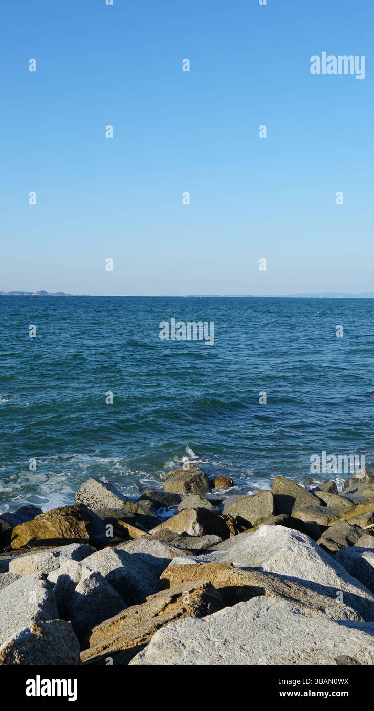 Coastal Landscape in Tahara City, Aichi, Japan Stock Photo - Alamy