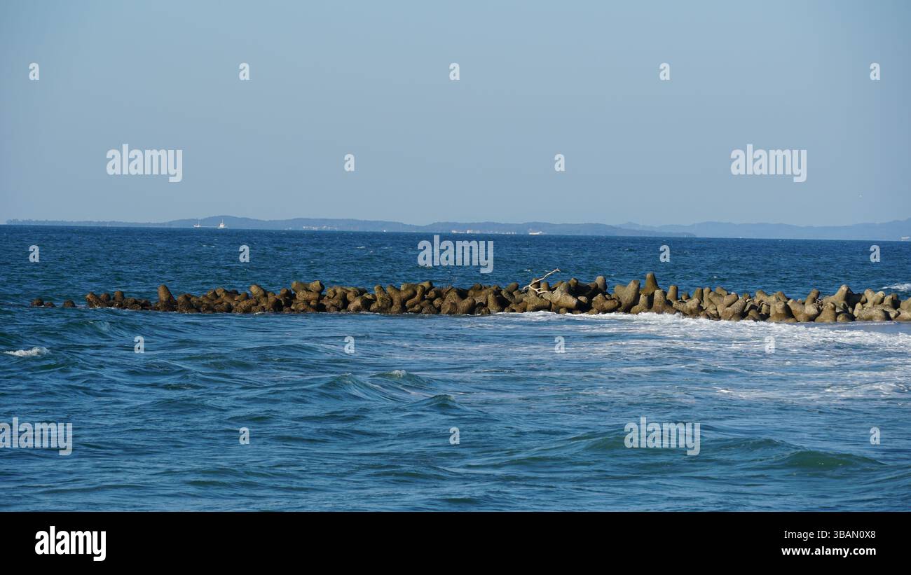 Coastal Landscape in Tahara City, Aichi, Japan Stock Photo - Alamy