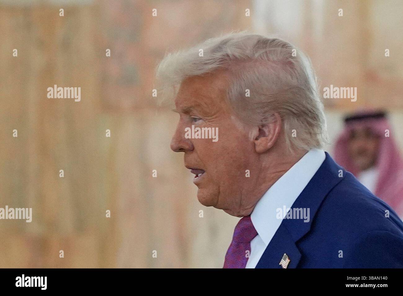 President Donald Trump arrives with Saudi Crown Prince Mohammed bin ...