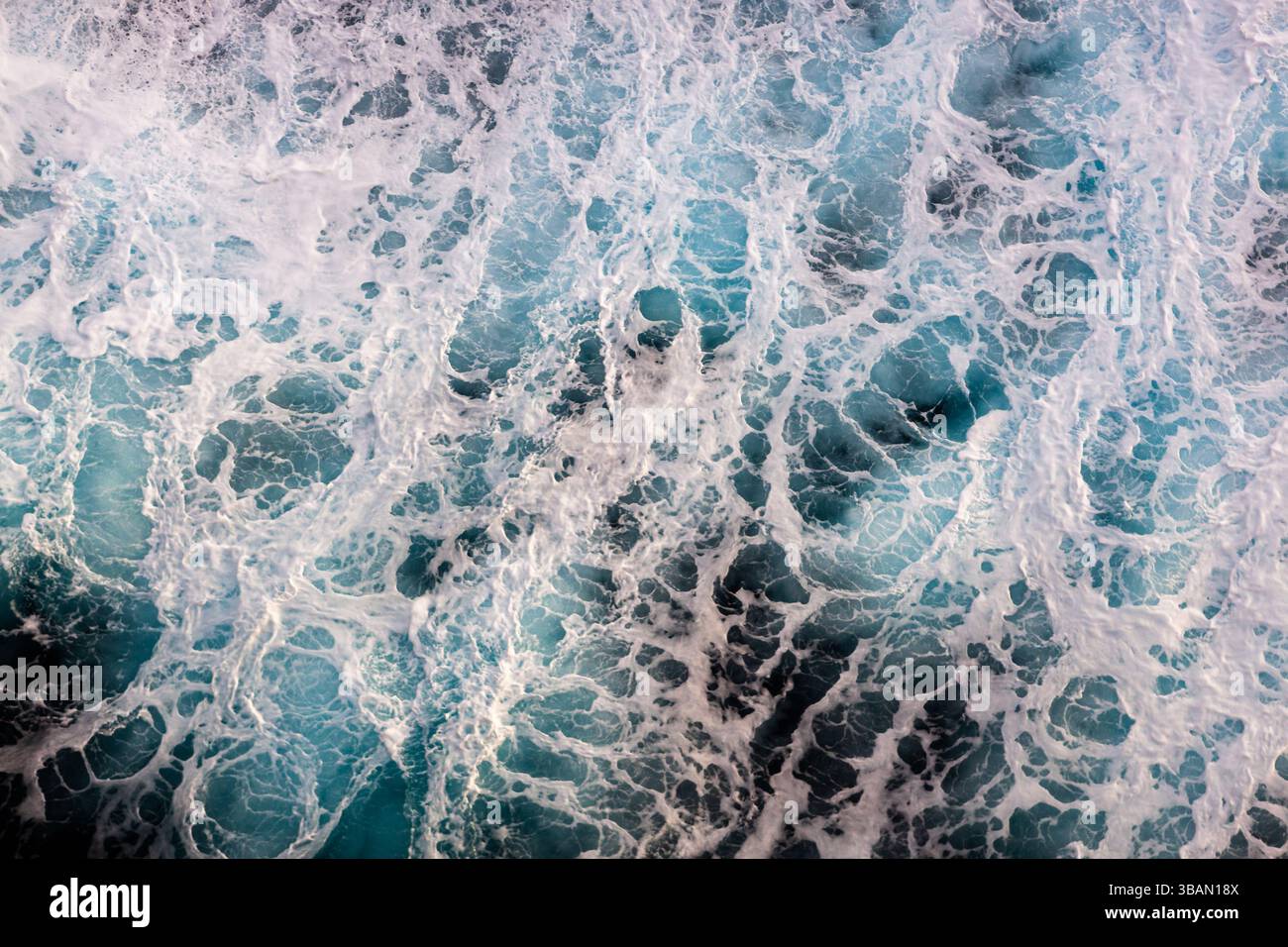 Sea water surface texture. Aerial view of classy water with foam Stock ...