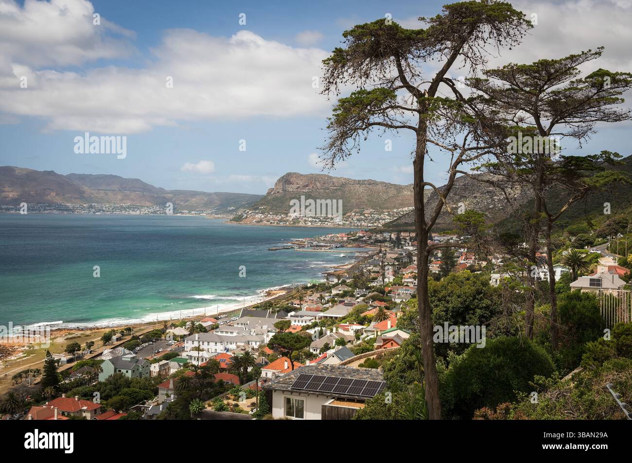 Fish Hoek resort, on the shores of False Bay, east of Cape Town South ...
