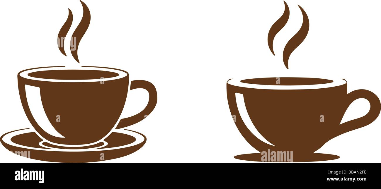 Table set breakfast coffee Stock Vector Images - Alamy