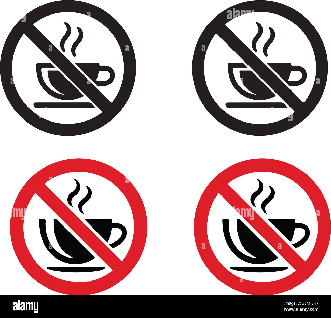 Set coffee drinks Stock Vector Images - Alamy