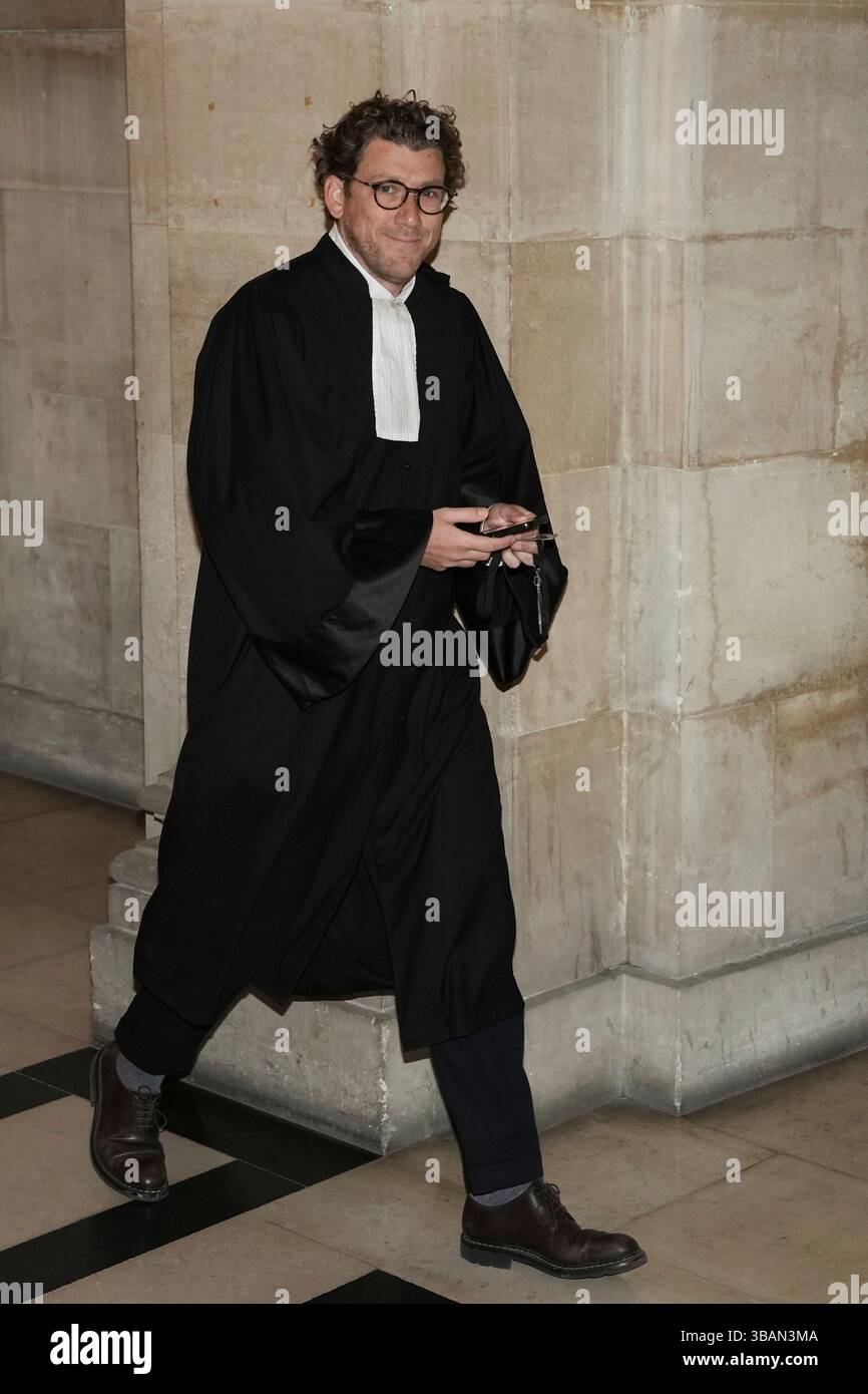 Joseph Hazan, a lawyer for Aomar Aït Khedache, one of the men accused ...