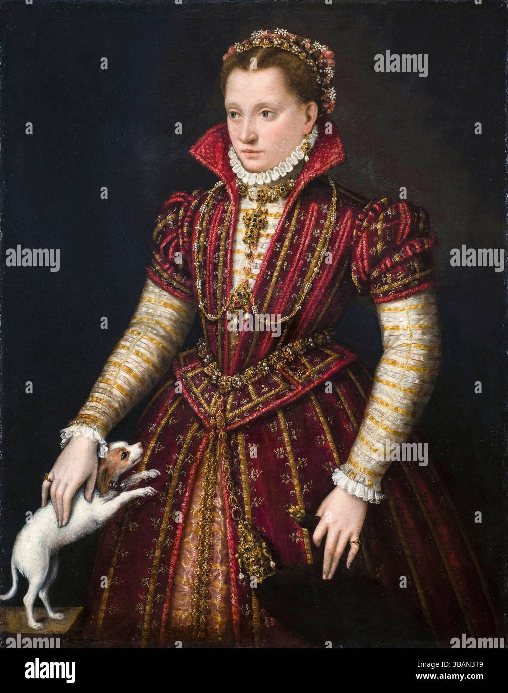 Lavinia Fontana, Marriage Portrait of a Bolognese Noblewoman (Livia de ...