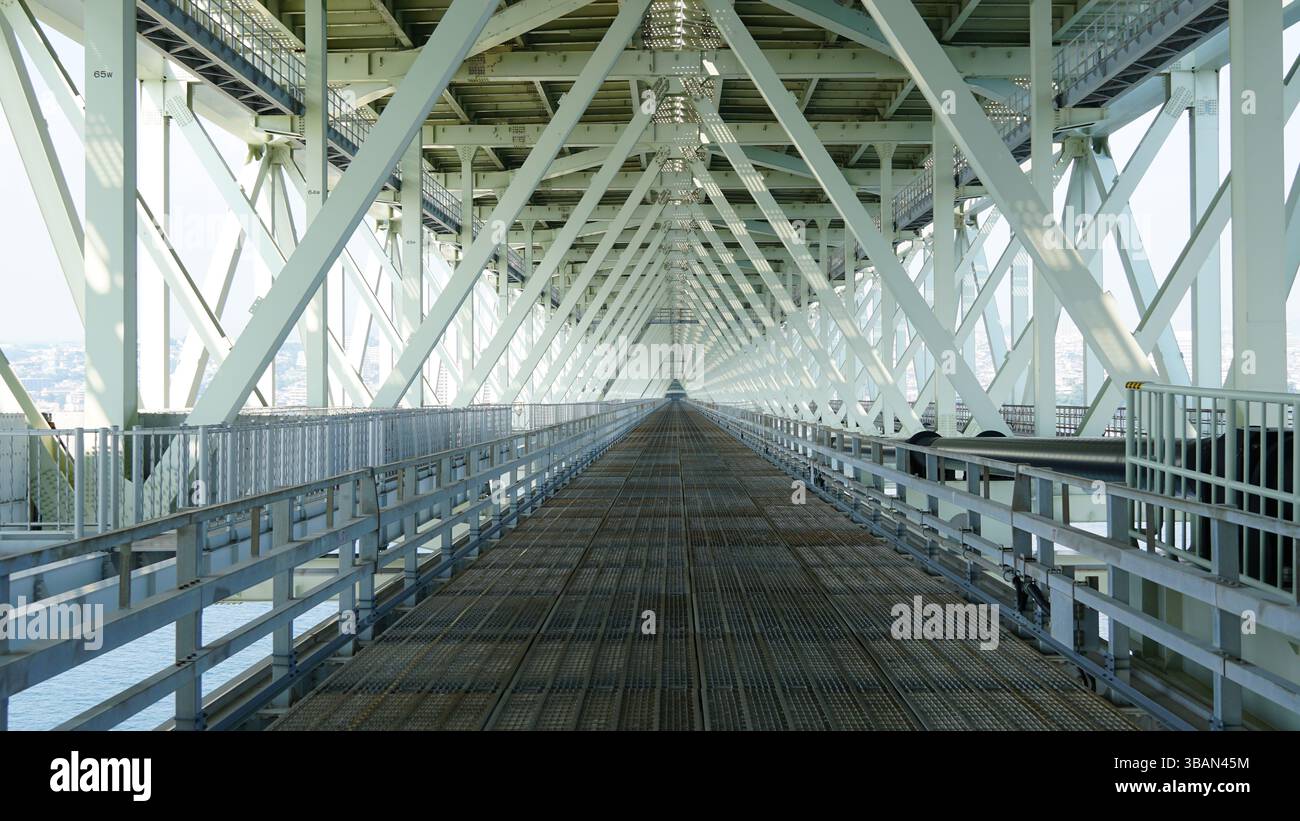 Crossing the Akashi Strait: Akashi Kaikyo Bridge, Japan Stock Photo - Alamy