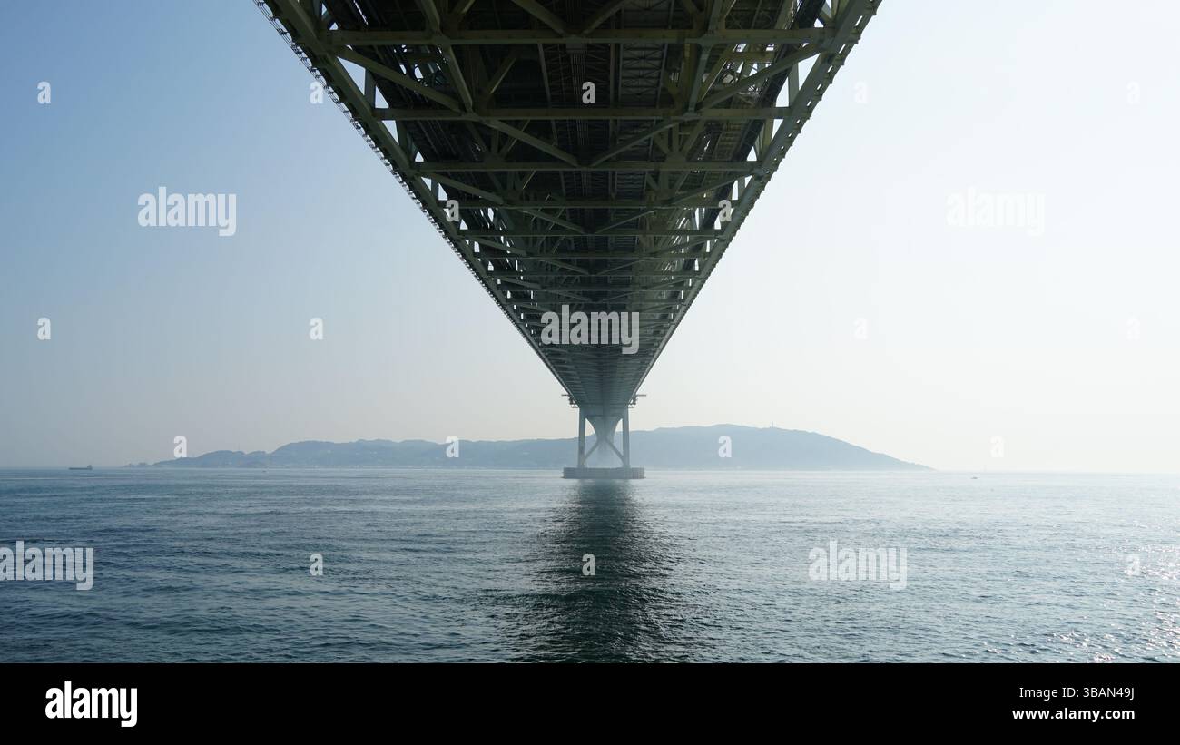 Crossing the Akashi Strait: Akashi Kaikyo Bridge, Japan Stock Photo - Alamy