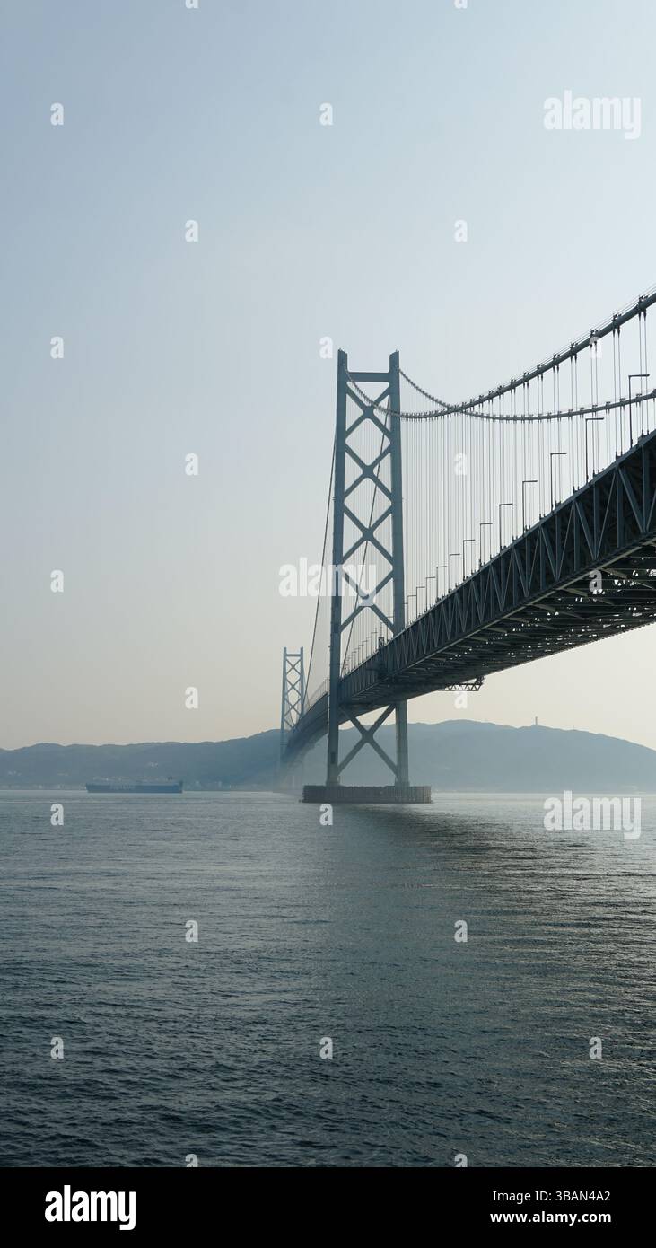 Crossing the Akashi Strait: Akashi Kaikyo Bridge, Japan Stock Photo - Alamy