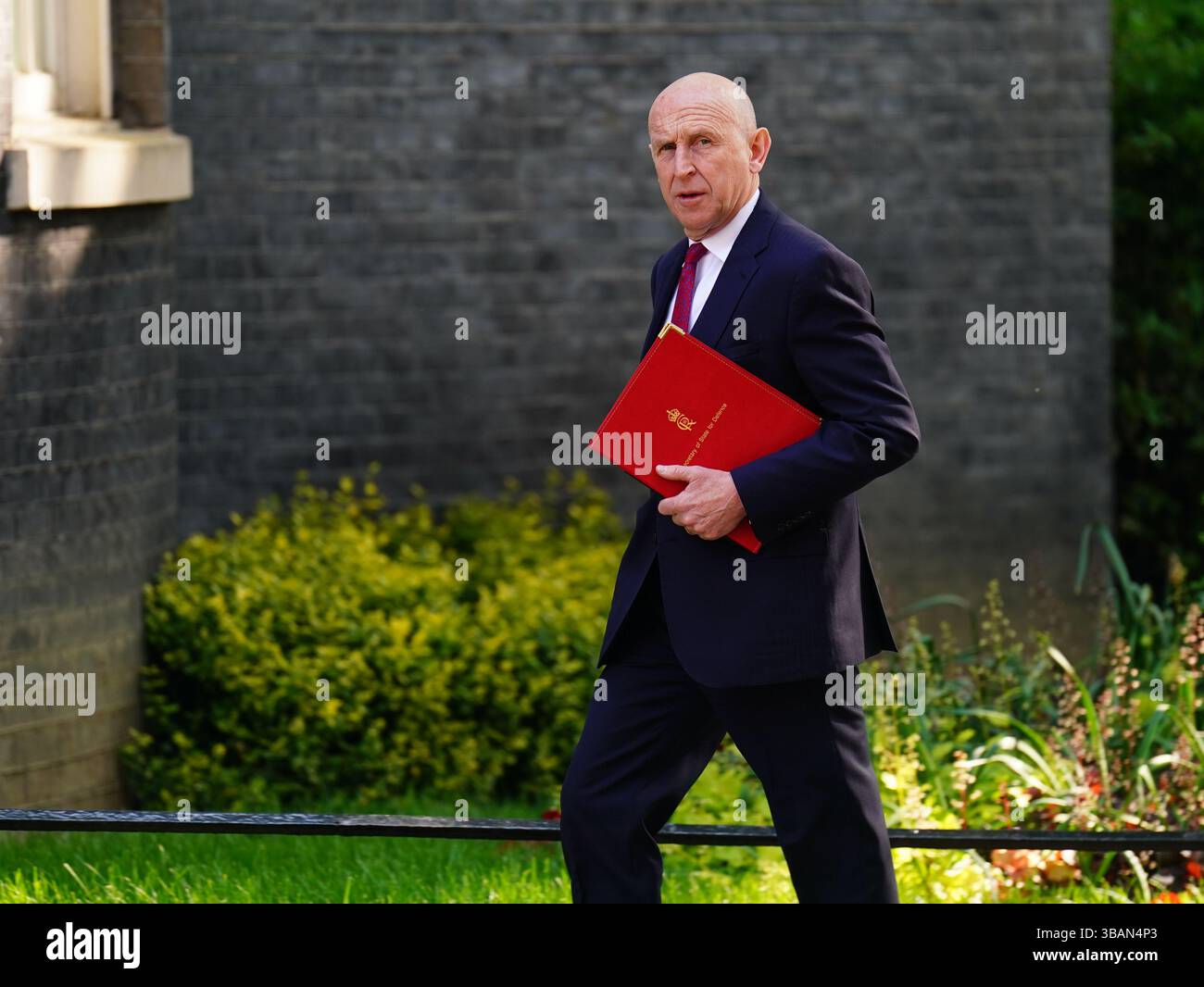 Defence Secretary John Healey arrives in Downing Street, London, for a ...