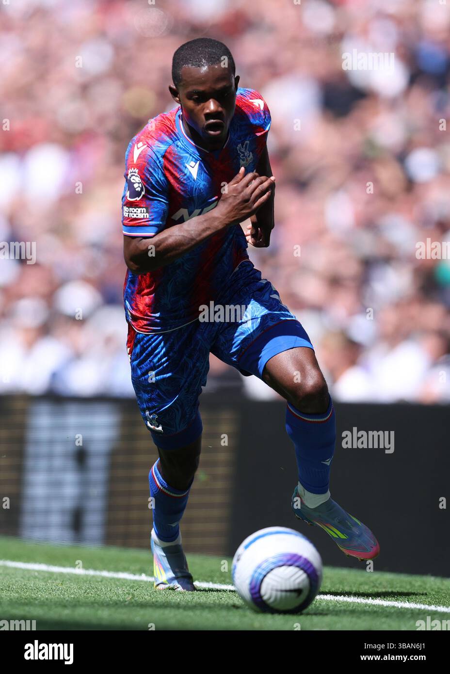 London, UK. 11th May, 2025. Tyrick Mitchell of Crystal Palace during ...