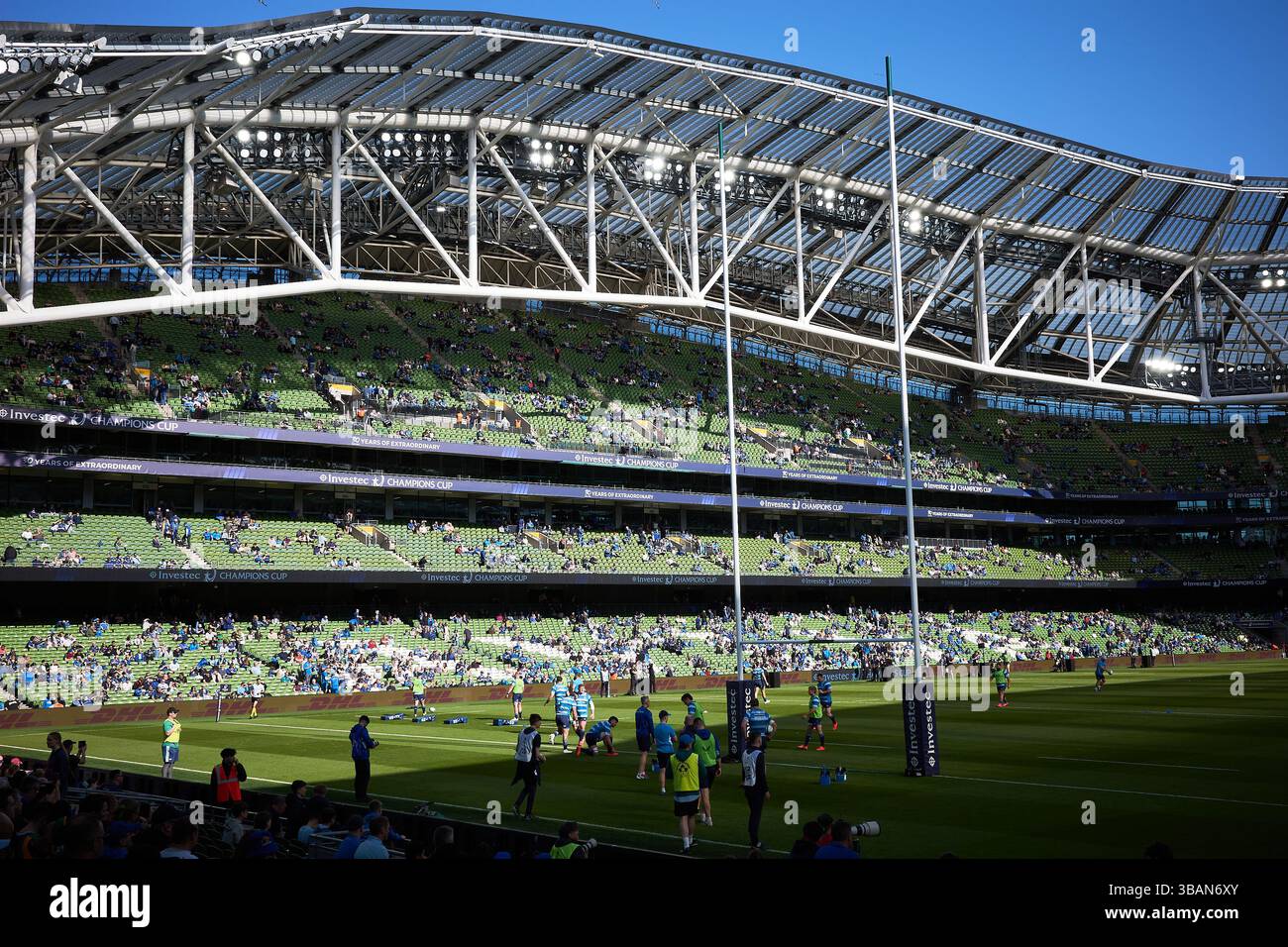 Leinster rugby team prepare their semi-final european champions cup ...