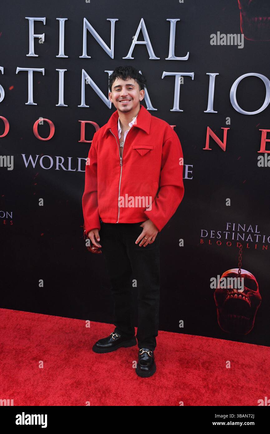 Los Angeles, California, USA 12th May 2025 Alex Guzman attends Warner ...