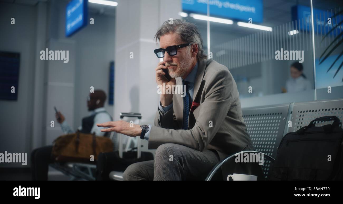 Airport terminal serious businessman angry hi-res stock photography and ...