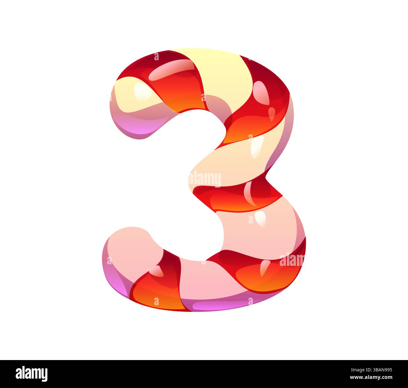 Candy type or sweet dessert font, cartoon caramel for pastry and ...