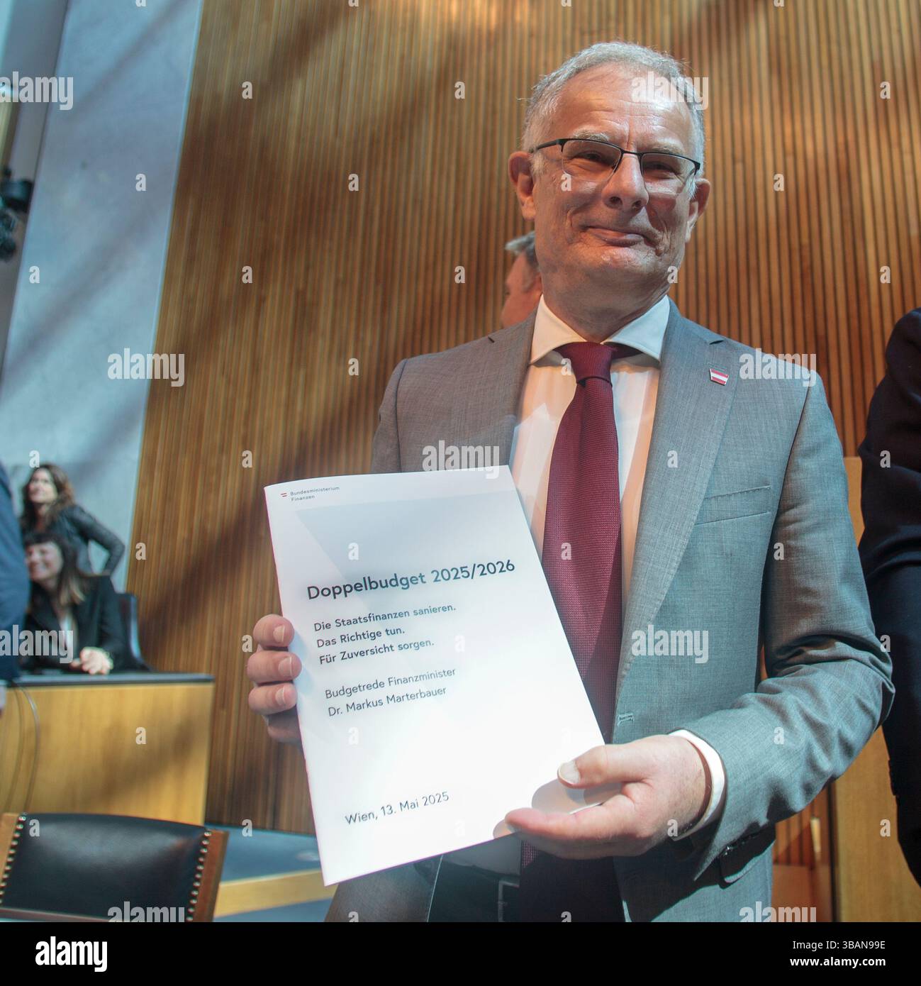 Vienna, Austria. 13th May, 2025. AUSTRIA; VIENNA; 20250513; Finance ...