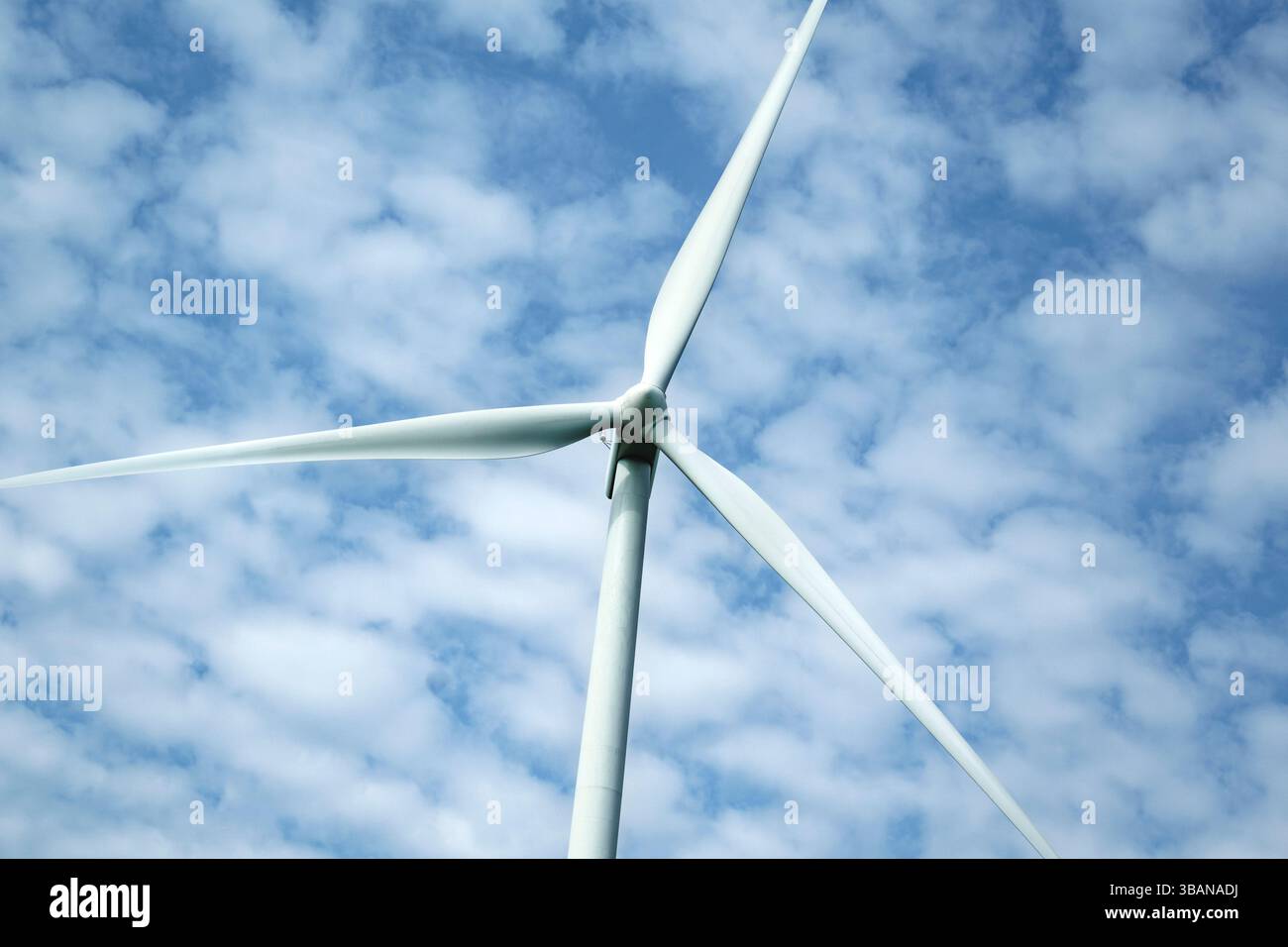 Wind turbine in nature with good weather Stock Photo - Alamy