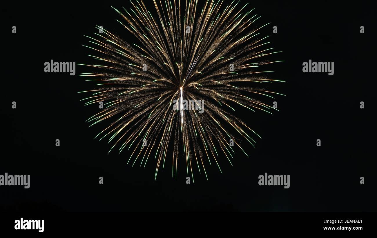 Explosive Beauty: Fireworks Lighting Up the Night Stock Photo - Alamy