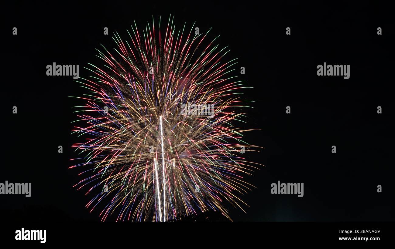 Explosive Beauty: Fireworks Lighting Up the Night Stock Photo - Alamy