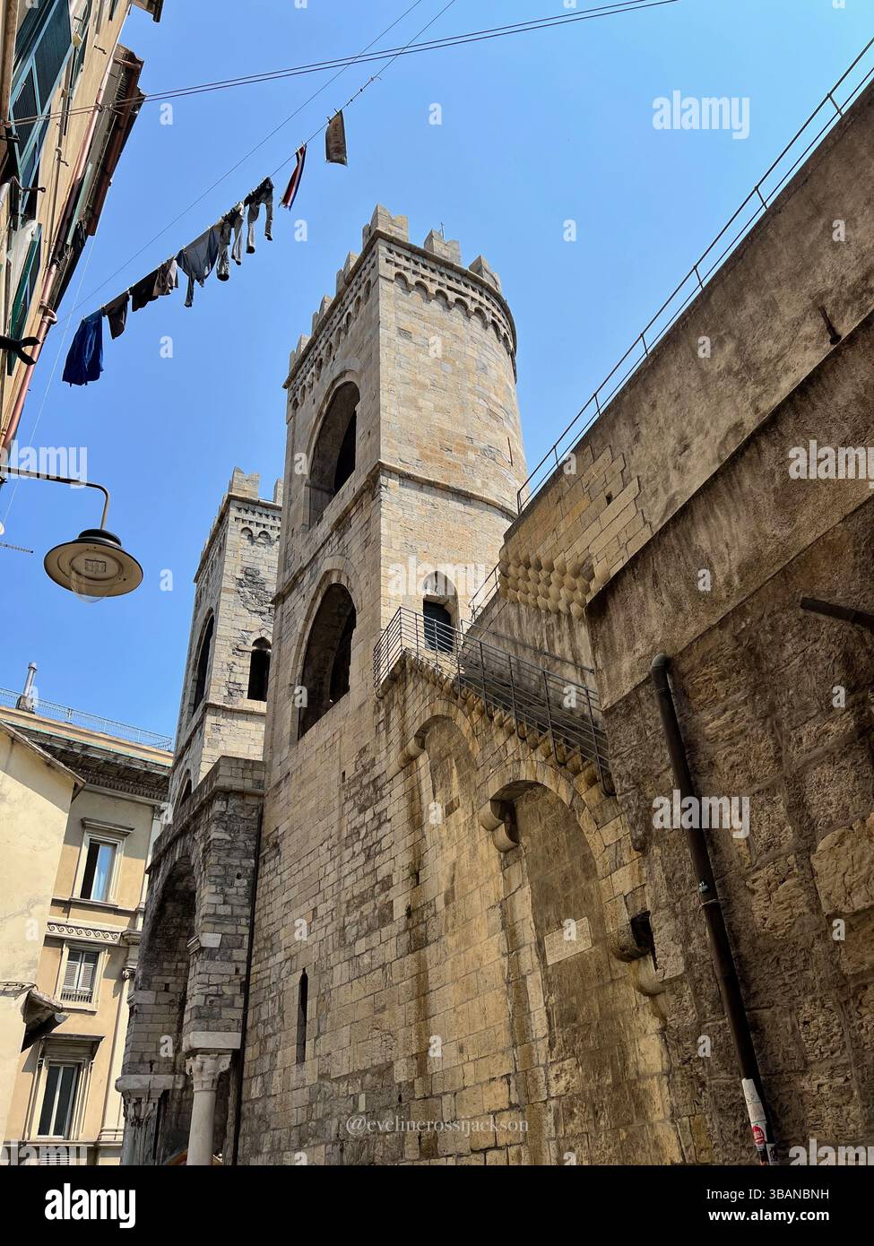Genova in Italy, impressions of a city that is full of color Stock ...