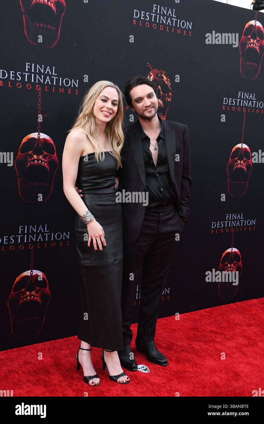 Los Angeles, California, USA 12th May 2025 Actress Sarah Dugdale and ...