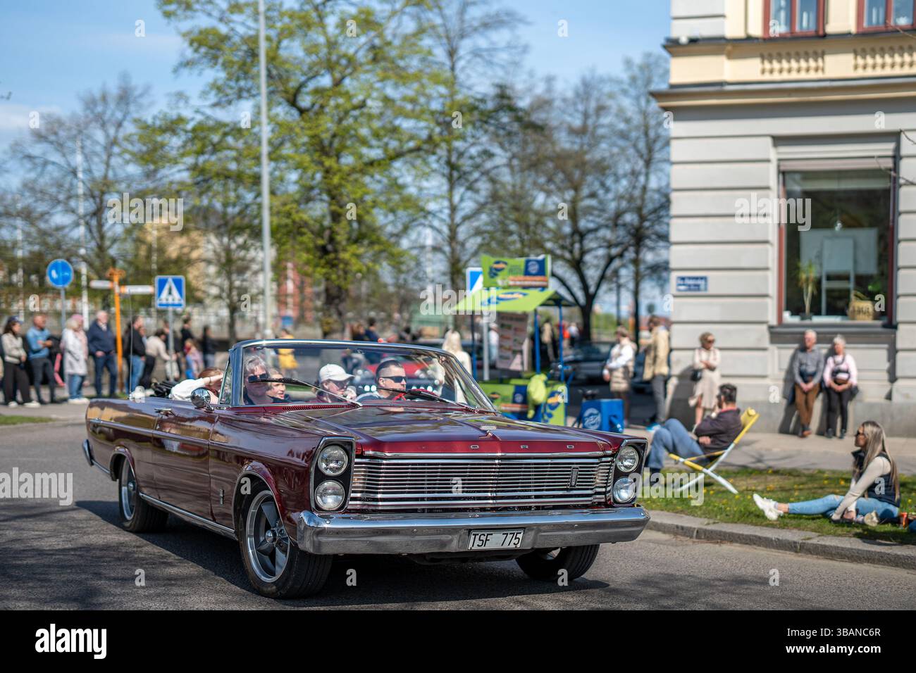 Classic car parade celebrates spring on May 1, 2025 in Norrkoping ...