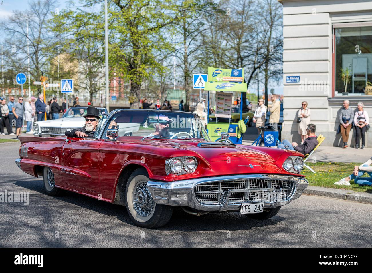 Classic car parade celebrates spring on May 1, 2025 in Norrkoping ...
