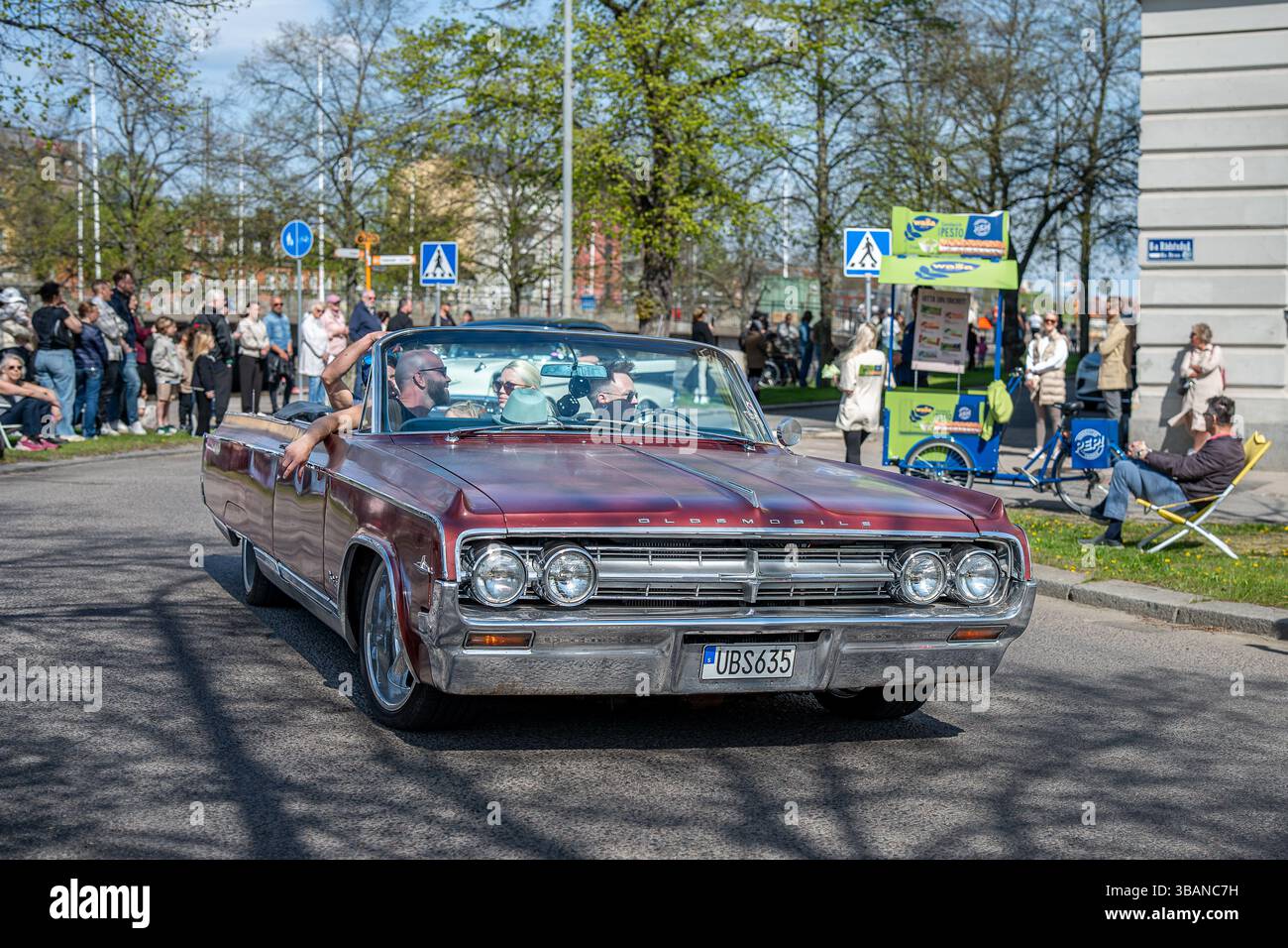 Classic car parade celebrates spring on May 1, 2025 in Norrkoping ...
