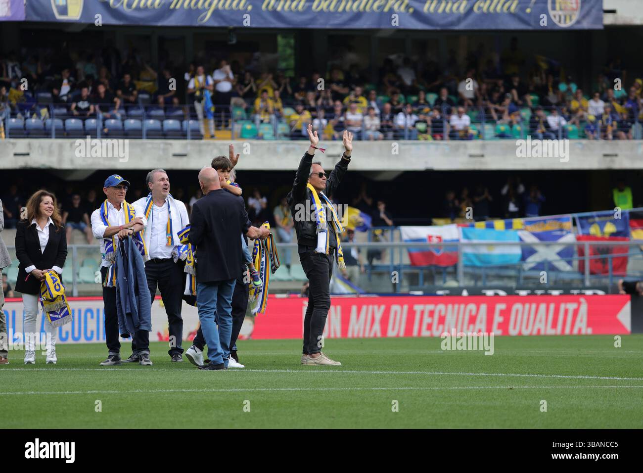 Former Verona players of the '84-85 Scudetto Roberto Tricella, Antonio ...