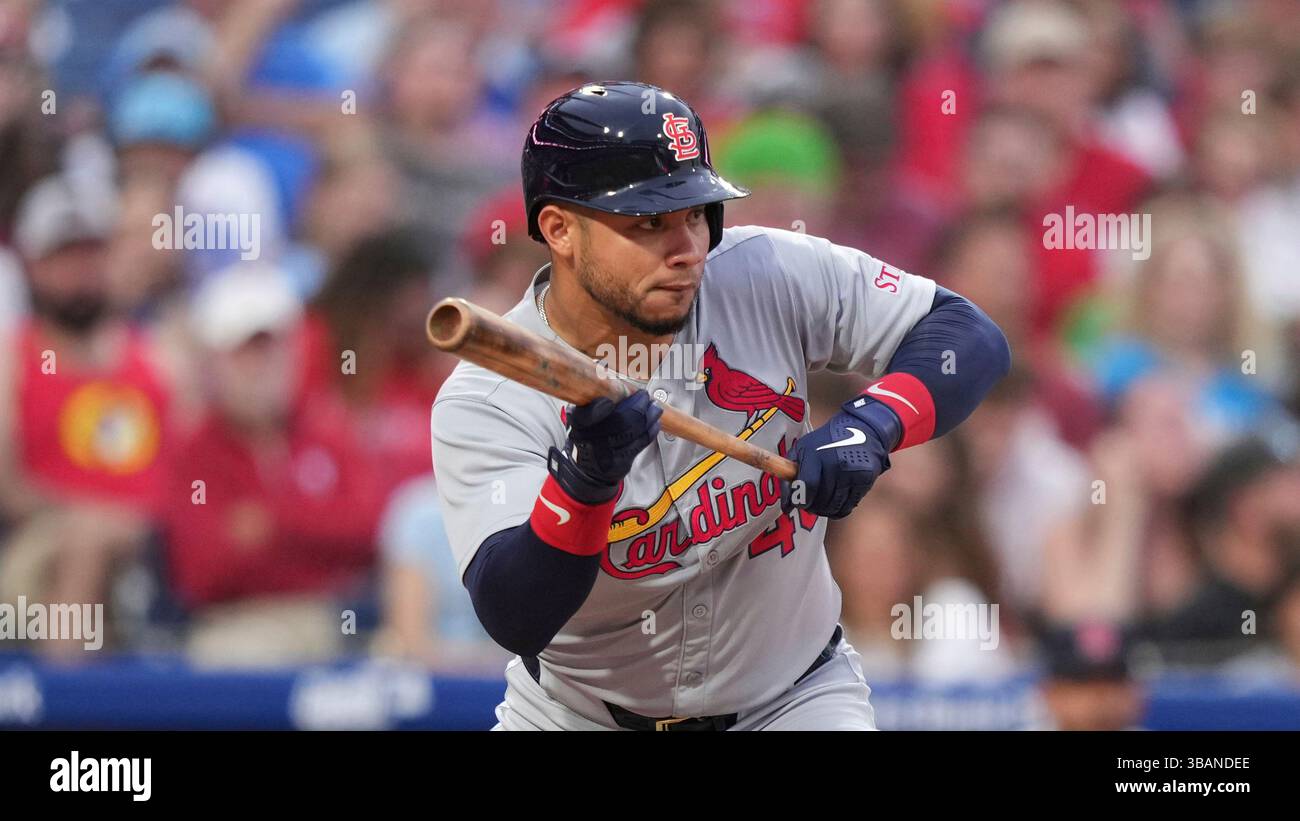 St. Louis Cardinals' Willson Contreras plays during a baseball game ...