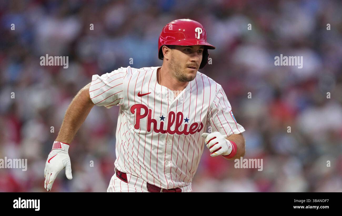 Philadelphia Phillies' J.T. Realmuto plays during a baseball game ...
