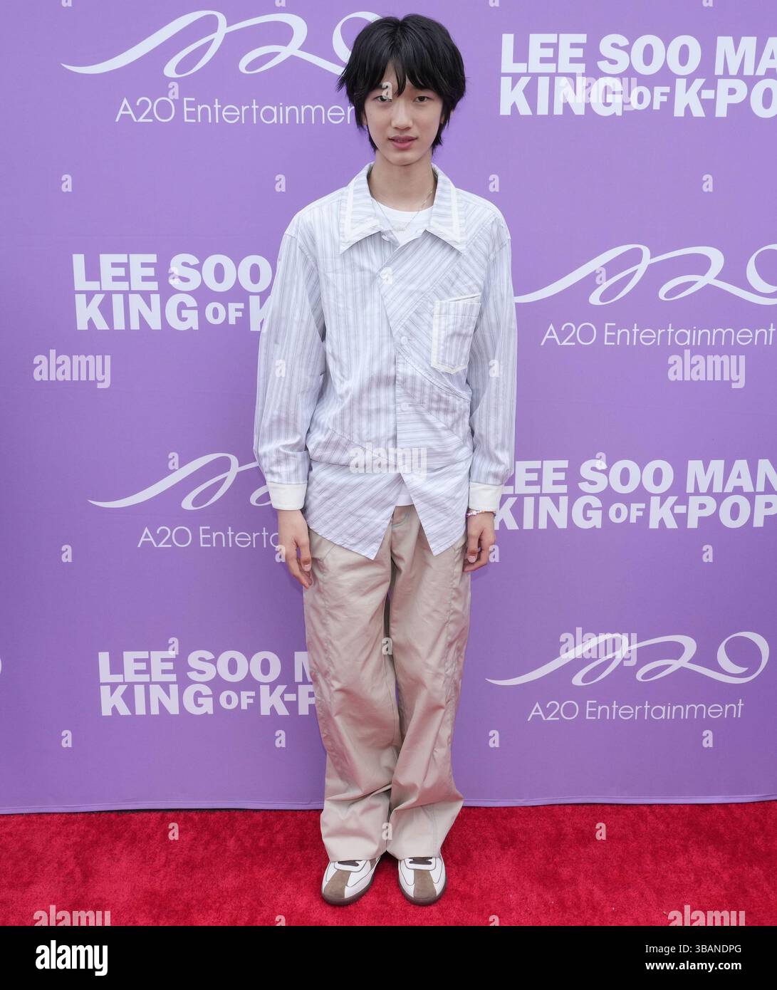 Ayden arrives at the Prime Video's LEE SOO MAN: THE KING OF K-POP ...