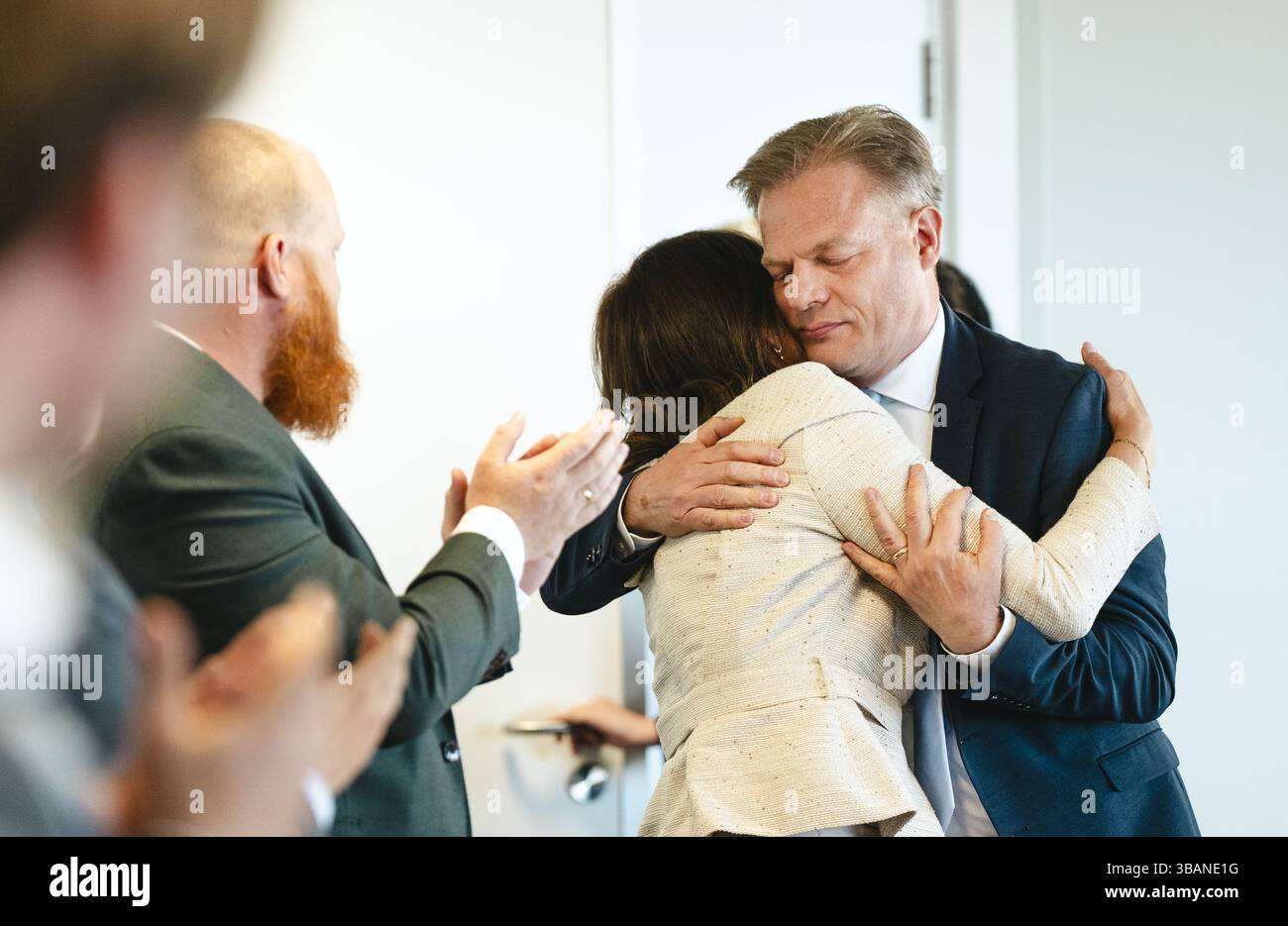 THE HAGUE - Pieter Omtzigt of NSC during his last group meeting. It is ...
