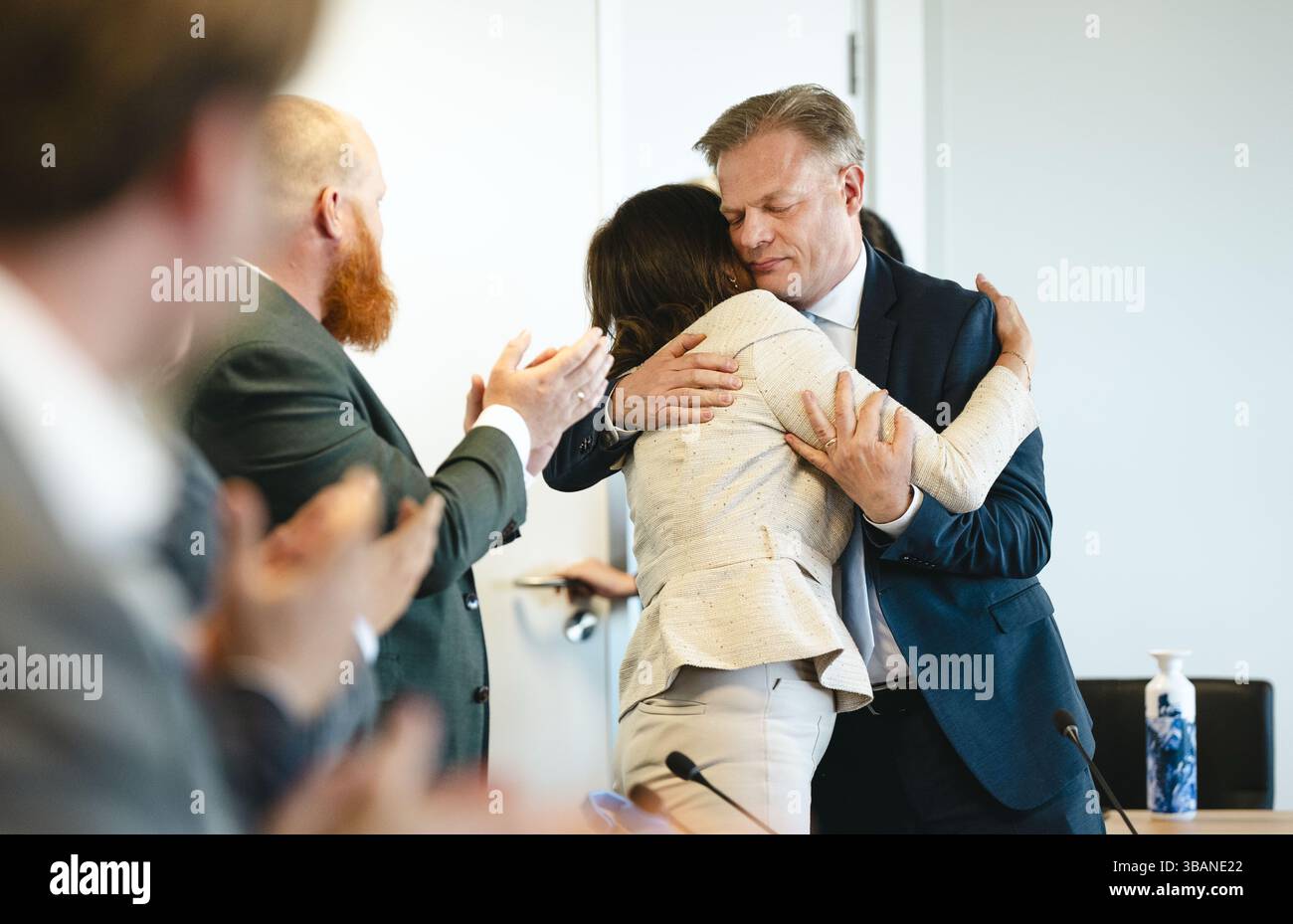 THE HAGUE - Pieter Omtzigt of NSC during his last group meeting. It is ...