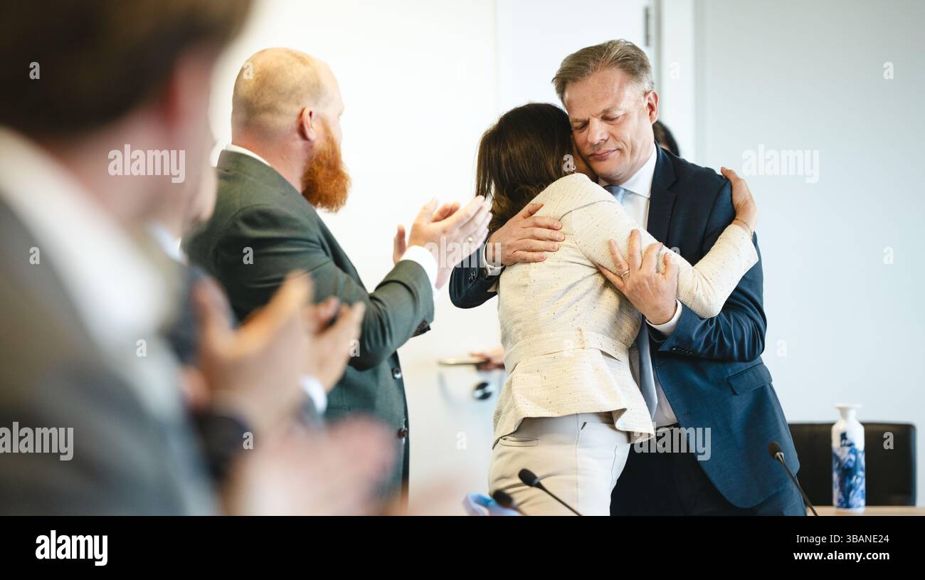 THE HAGUE - Pieter Omtzigt of NSC during his last group meeting. It is ...