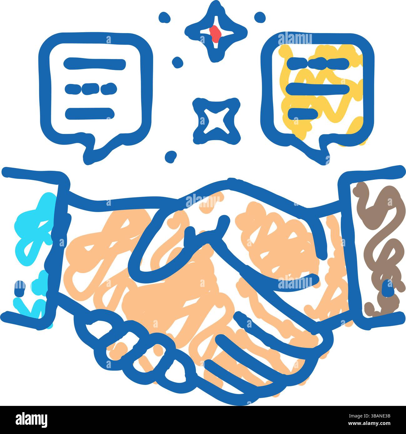 work with a coach icon doodle illustration Stock Vector Image & Art - Alamy