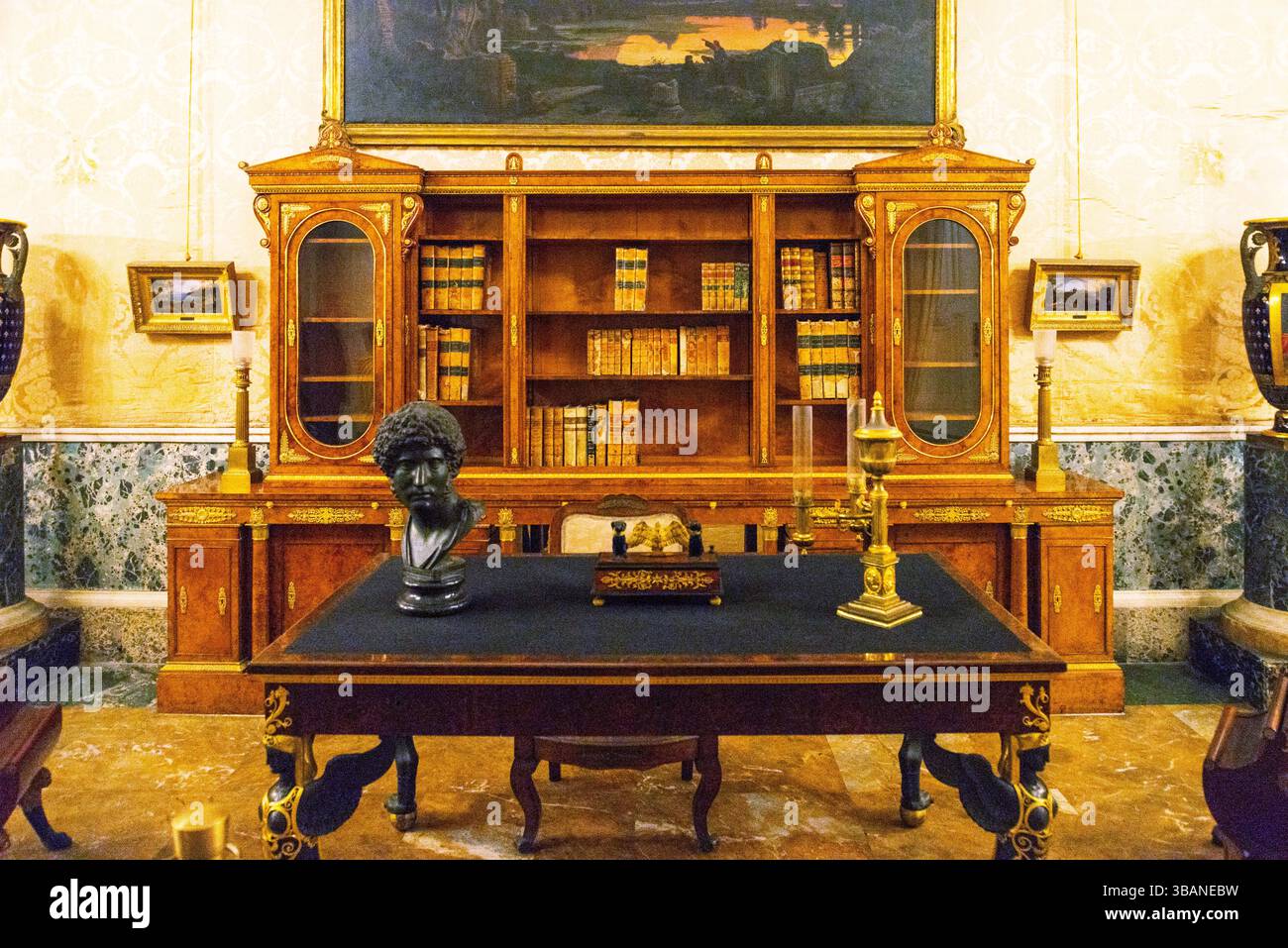 Royal Palace of Naples, Italy, The wonderful rooms inside the Palace ...