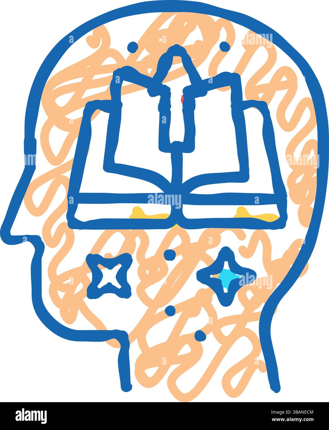 educate yourself business icon doodle illustration Stock Vector Image ...