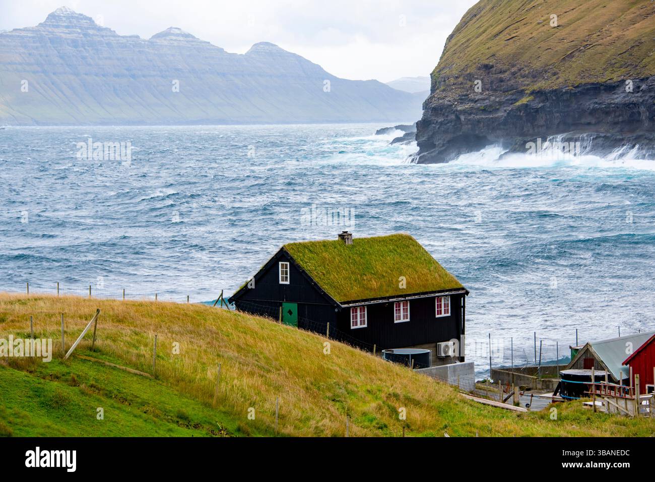 Gjogv Village - Faroe Islands Stock Photo - Alamy