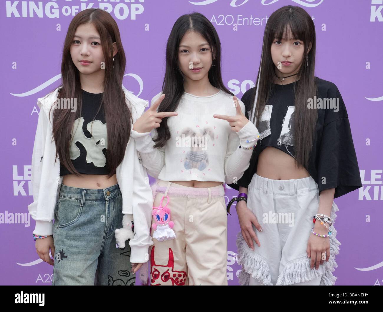 (L-R) Maxitong, Baowei and Xili arrives at the Prime Video's LEE SOO ...