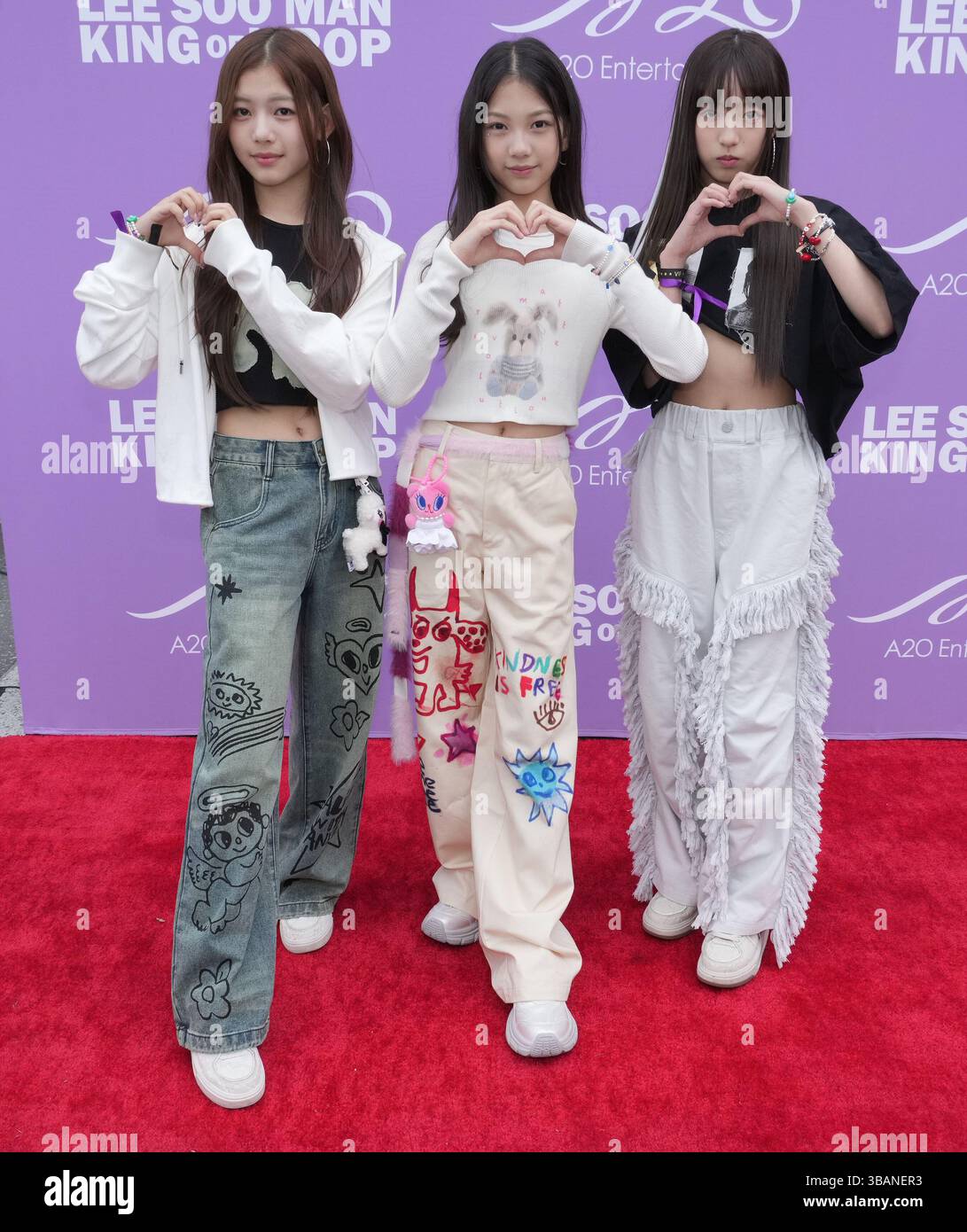 (L-R) Maxitong, Baowei and Xili arrives at the Prime Video's LEE SOO ...