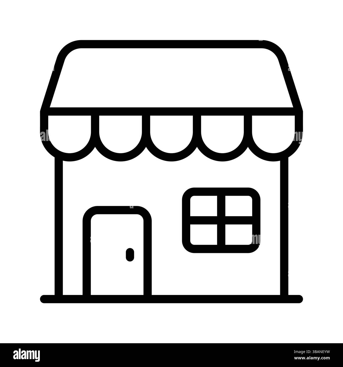 Shop building vector design, isolated on white background Stock Vector ...