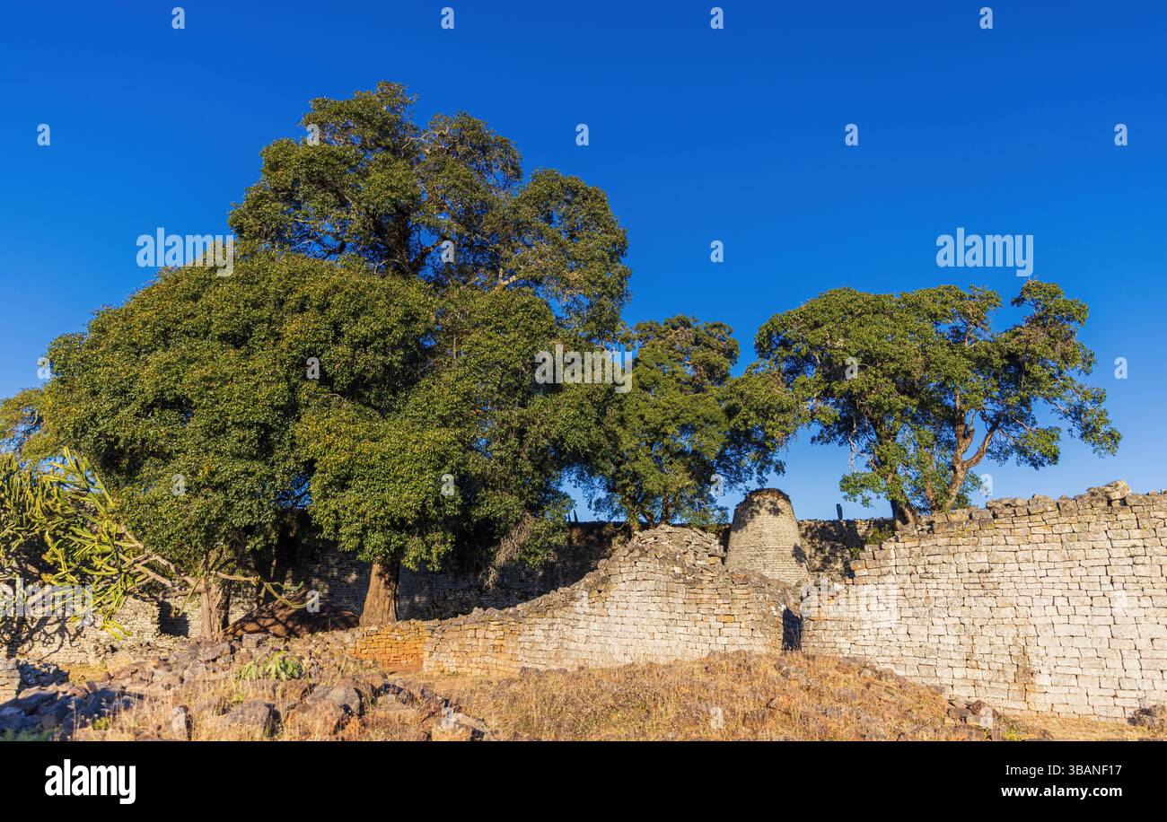 Ruins of Great Zimbabwe - Ancient City in Southern Africa Stock Photo ...